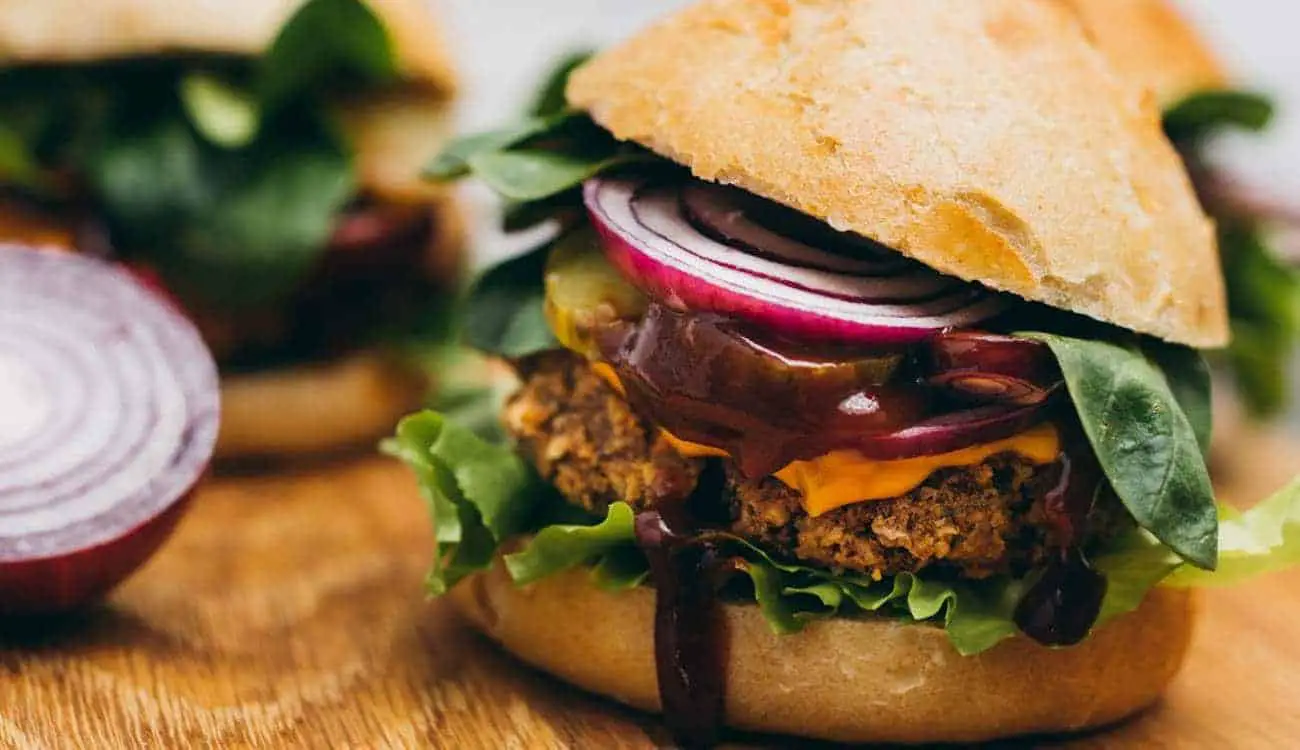 The ultimate vegan burger with geling guarantee recipe
