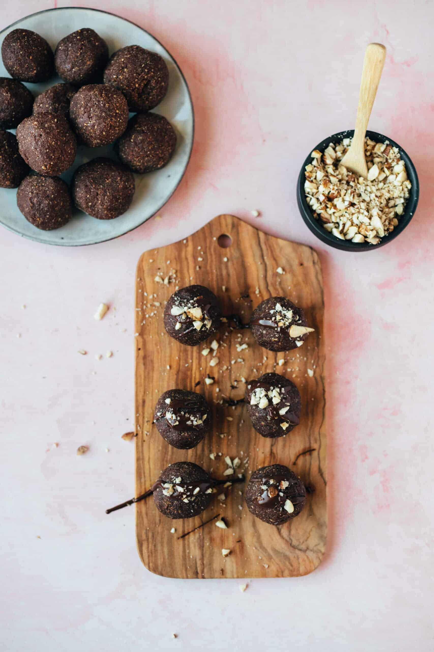 Nutella Bites (3 ingredients) 30 minutes recipe — VEGANE VIBES