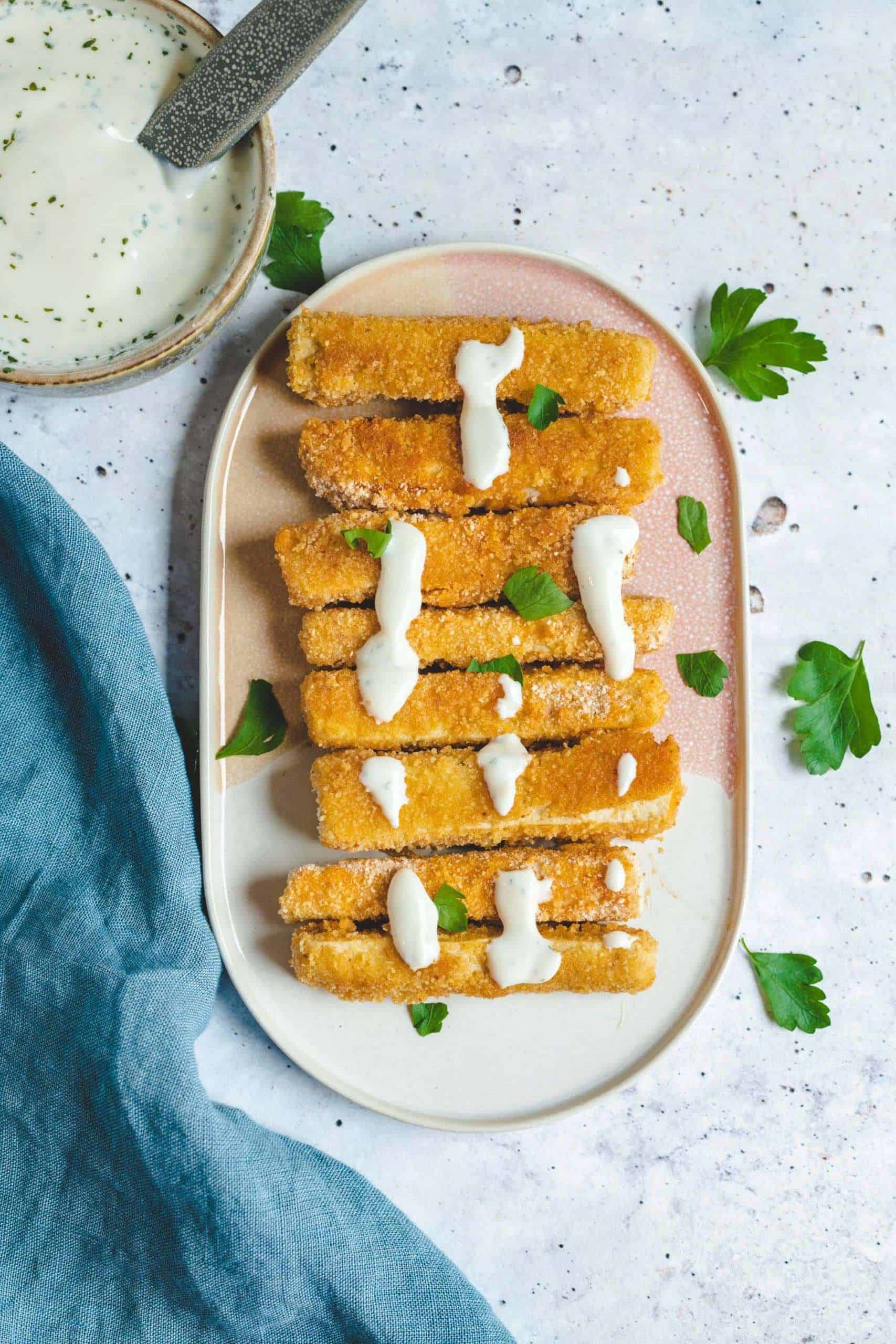 Crispy Tofu Sticks (30 minutes) vegan & gluten free — VEGANE VIBES