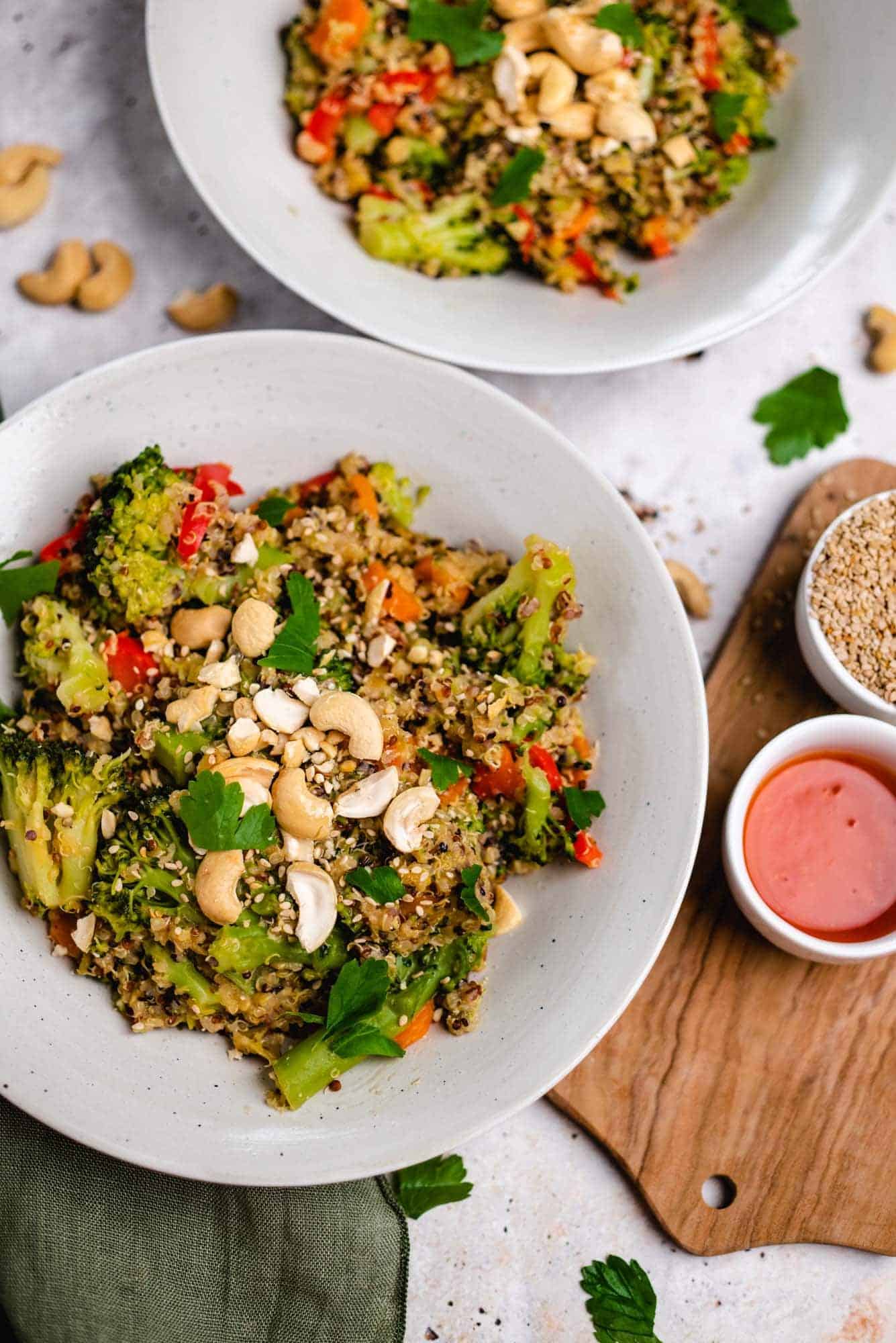 Vegan quinoa pan (20 minutes) — VEGANE VIBES