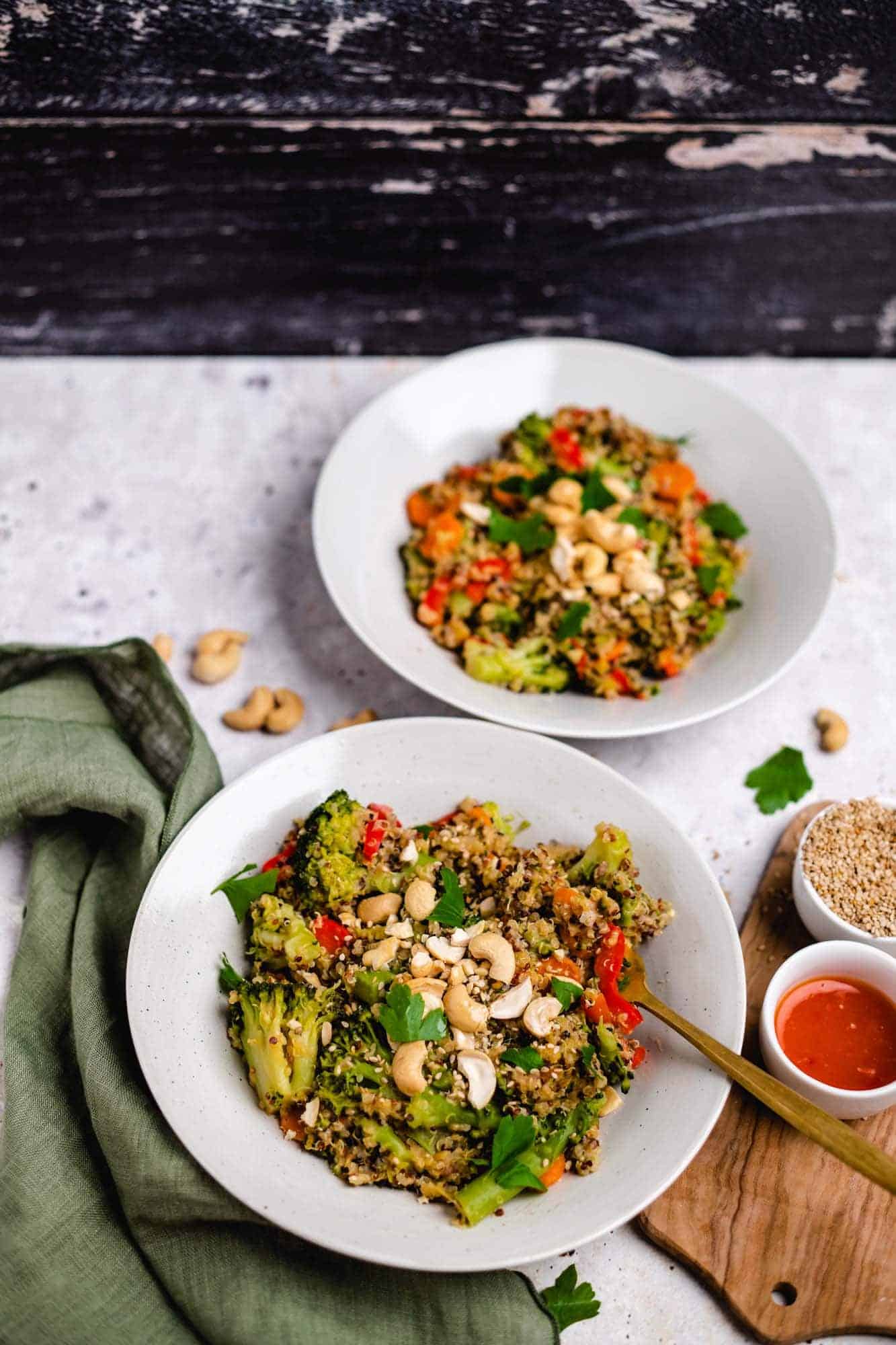 Vegan quinoa pan (20 minutes) — VEGANE VIBES