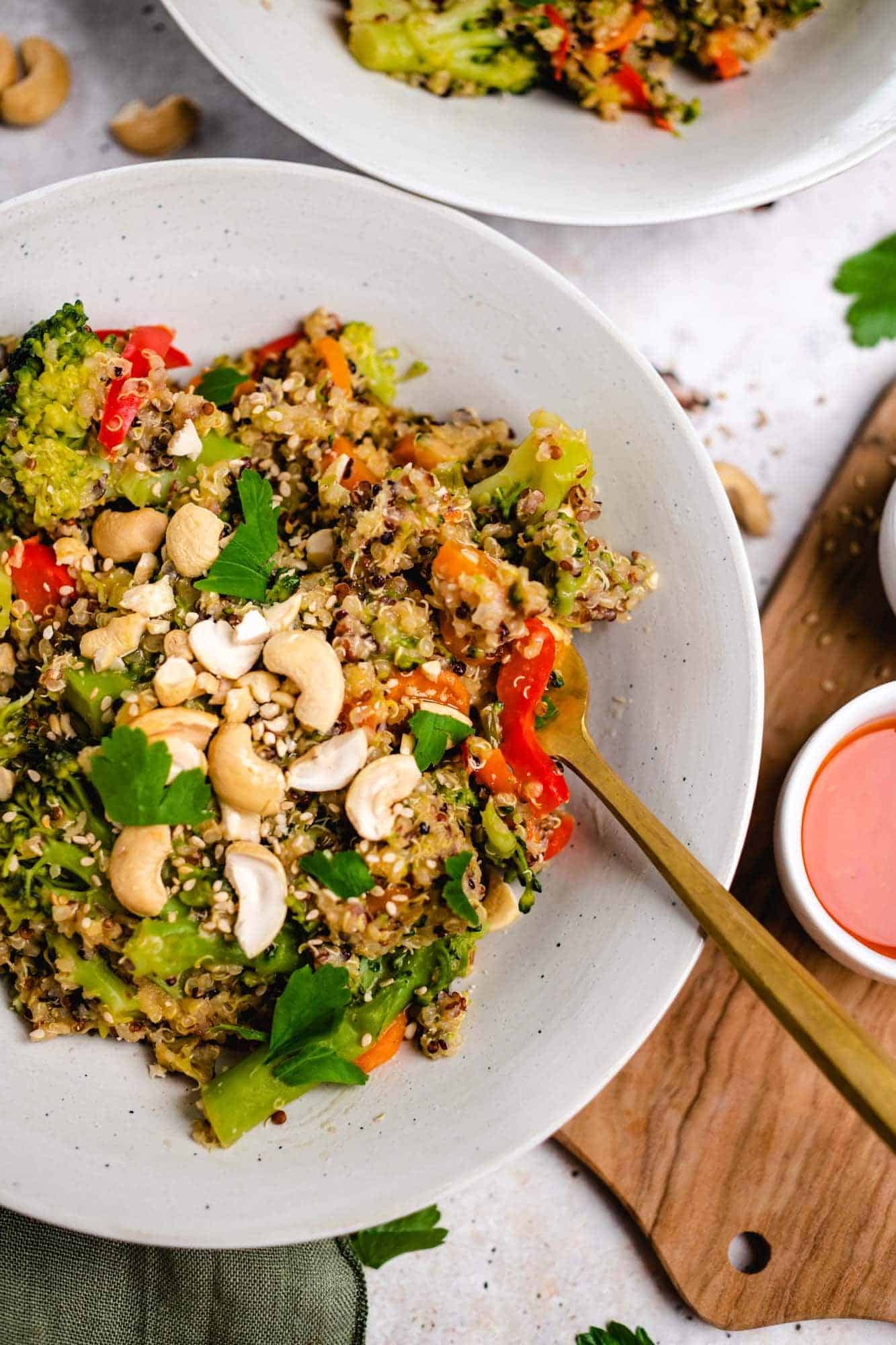 Vegan quinoa pan (20 minutes) — VEGANE VIBES