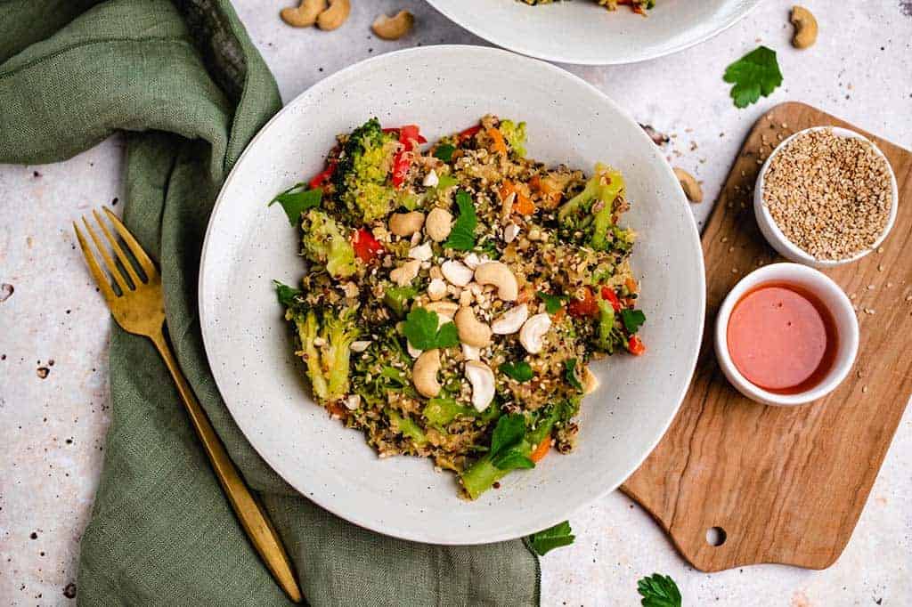 Vegan quinoa pan (20 minutes) — VEGANE VIBES