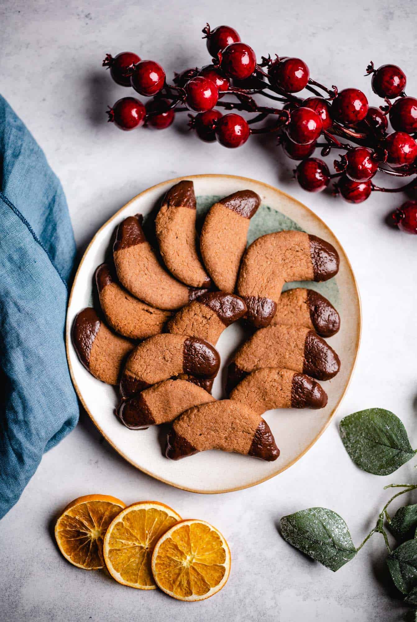 Vegan chocolate crescents (50 minutes) — VEGANE VIBES