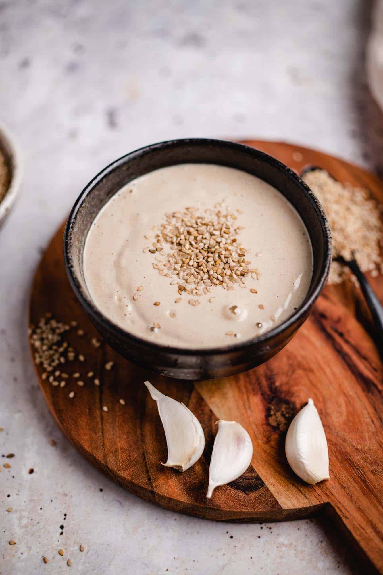 Simple Tahini Dressing (5 minutes) v, gf — VEGANE VIBES