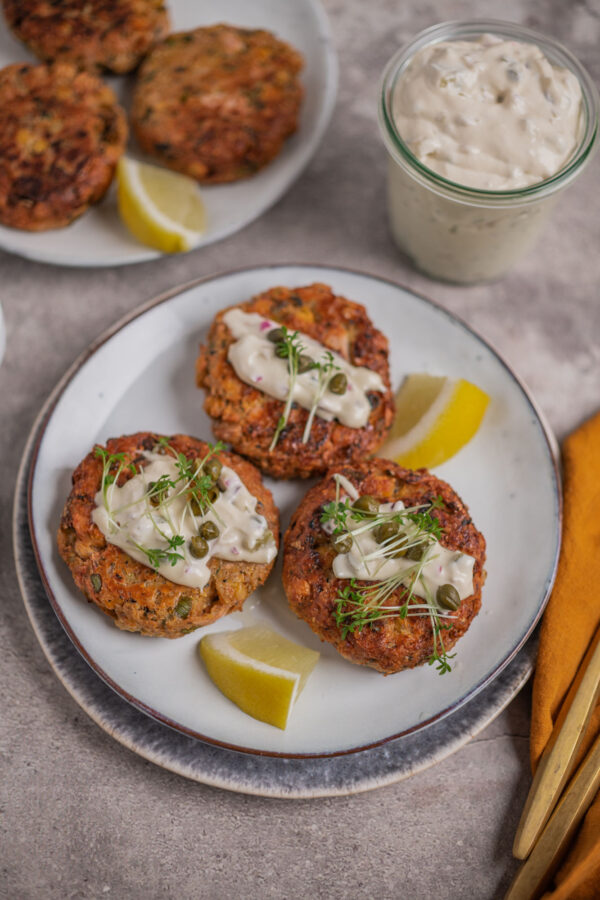 Vegan fish cakes with jackfruit and chickpeas | Delicious recipe