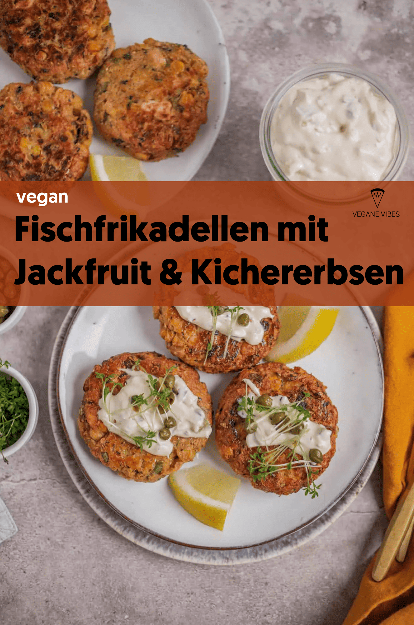 Vegan fish cakes with jackfruit and chickpeas | Delicious recipe